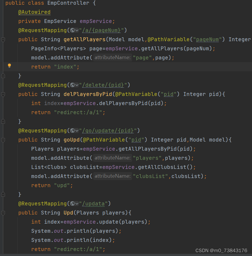 Springboot Thymeleaf 实现增删改查 Thymeleaf增删改查 Csdn博客
