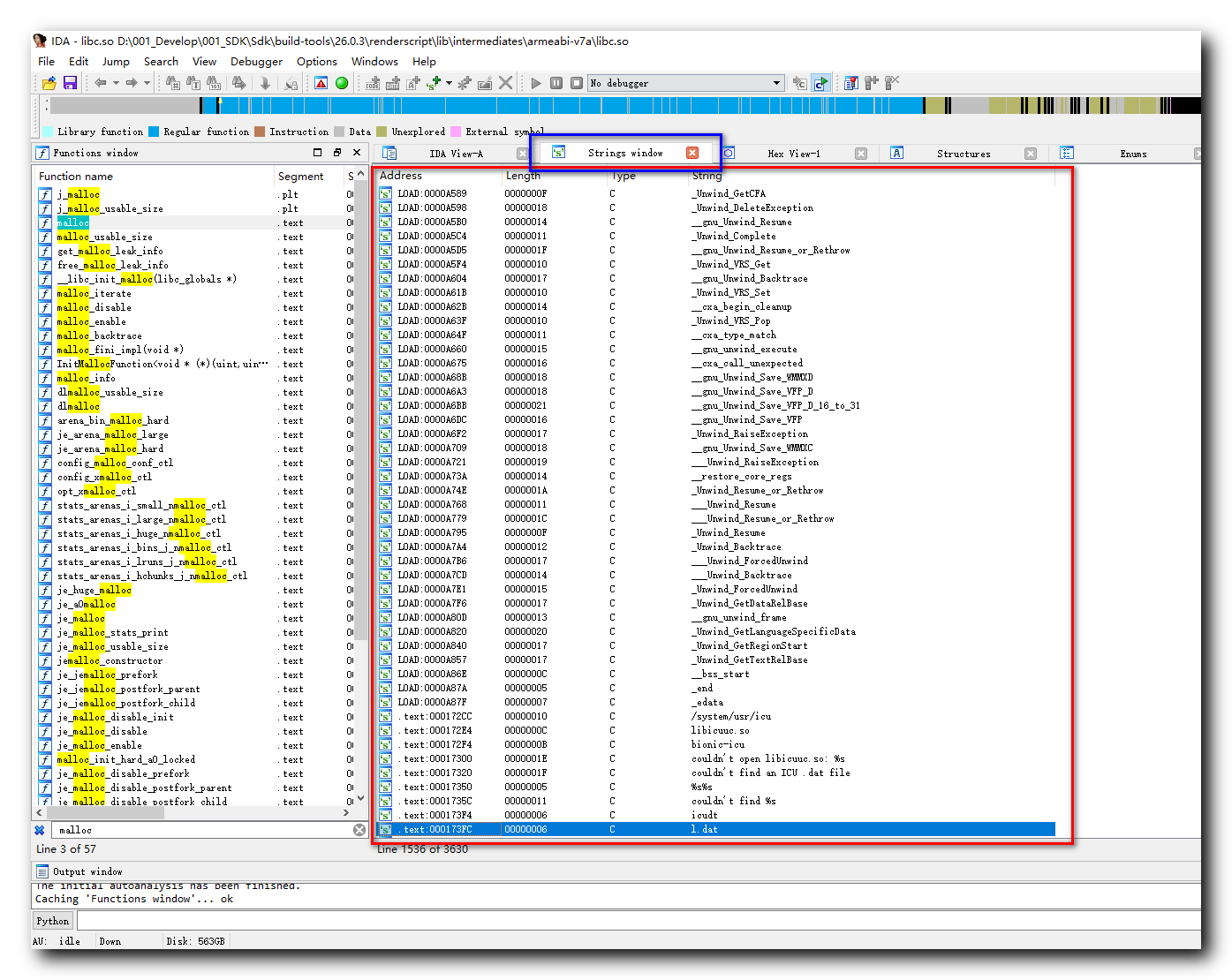 【Android 逆向】IDA 工具使用 ( IDA 32 位 / 64 位 版本 | 汇编代码视图 IDA View-A | 字符串窗口 Strings window )_ida32-CSDN博客