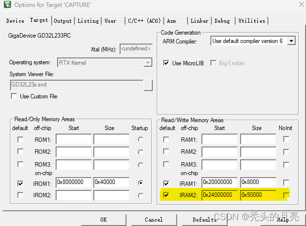 GD32L233 :No space in execution regions with .ANY selector matching-CSDN博客