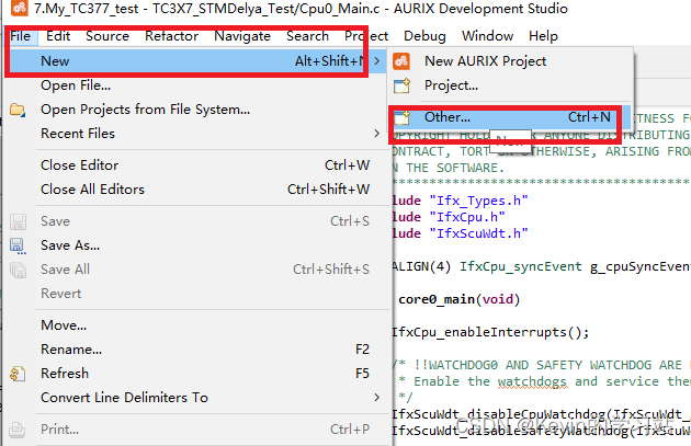 4、英飞凌-AURIX-TC3X7:系统定时器-STM实验_tc377的定时器-CSDN博客