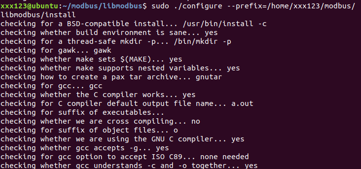 Linux编译安装libmodbus库_linux libmodbus-CSDN博客