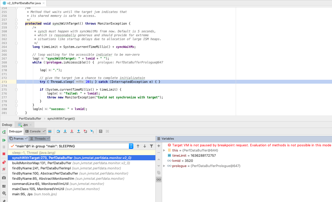 46 调试启动 suspend=y 的情况下, jps 得到 -- main class information unavailable-CSDN博客