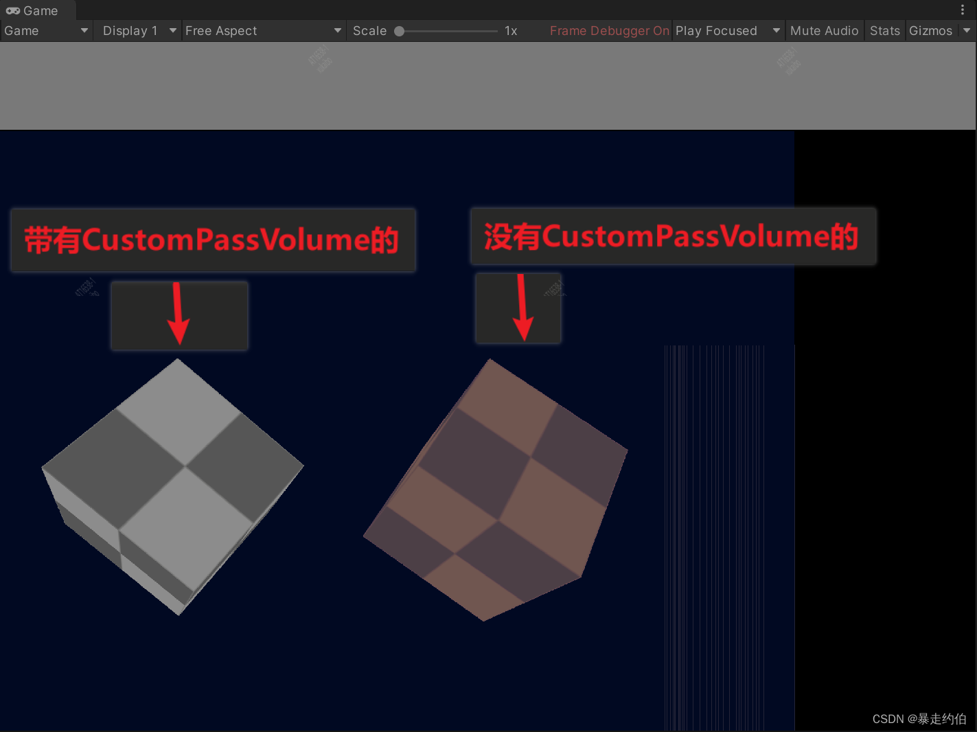 【HDRP渲染管线下Unity自定义物体不受后处理(Volume)影响的组件_Custom Pass Volume_案例分享】_unity物品不受后处理影响-CSDN博客