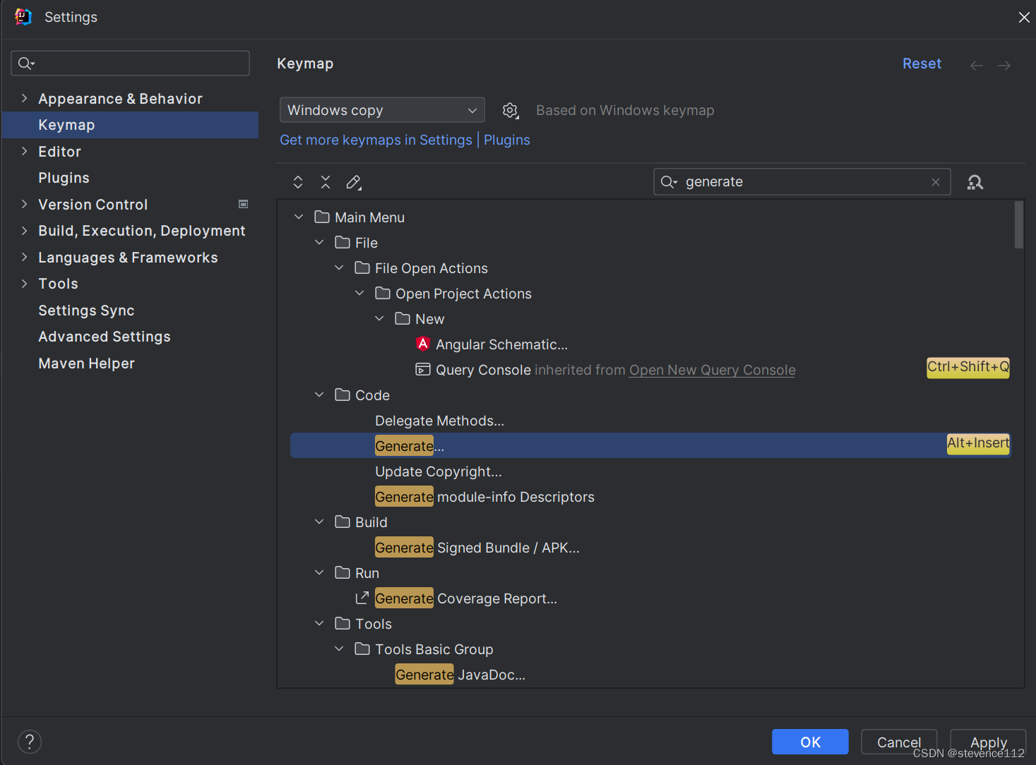 解决IDEA中Alt+Insert不能使用-CSDN博客