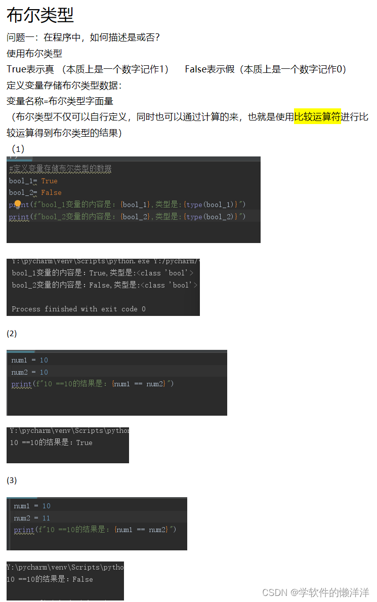 Python布尔类型 Csdn博客 