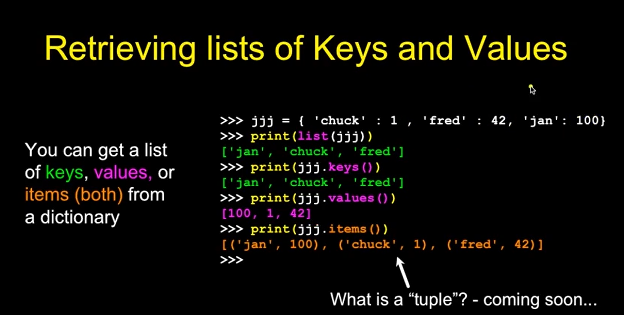 20220111学习记录-py4e lesson9 list_done10.2 write a program to read through ...