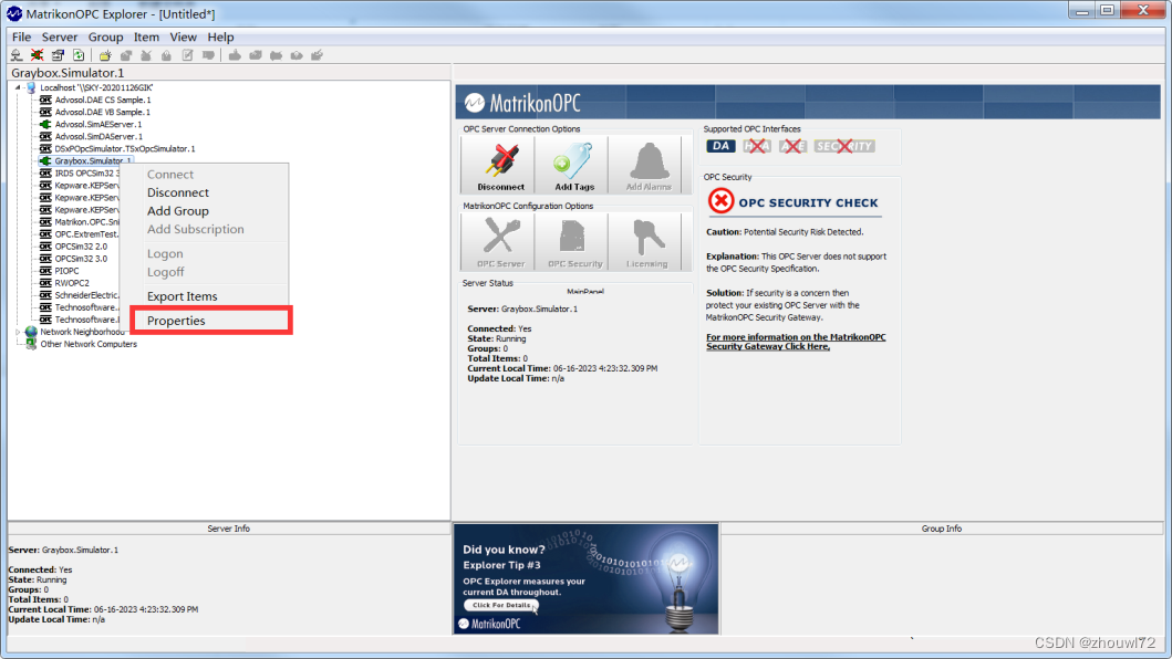 通讯软件010——分分钟学会MatrikonOPC Explorer_matrikon opc explorer-CSDN博客