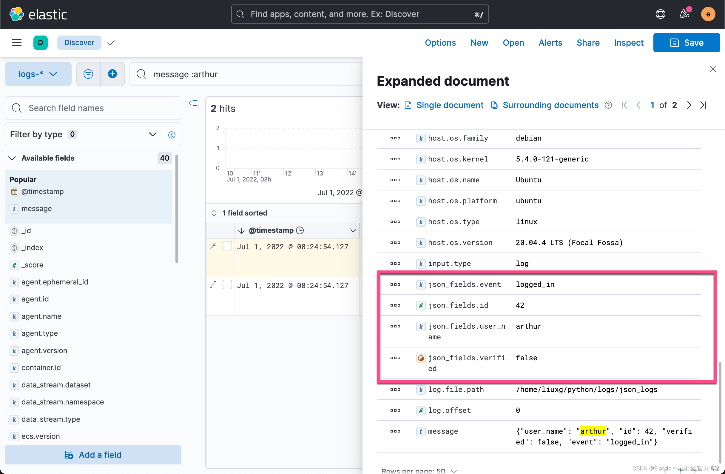 Observability：如何使用 Elastic Agents 把定制的日志摄入到 Elasticsearch 中_epr.elastic.co网络隔离-CSDN博客