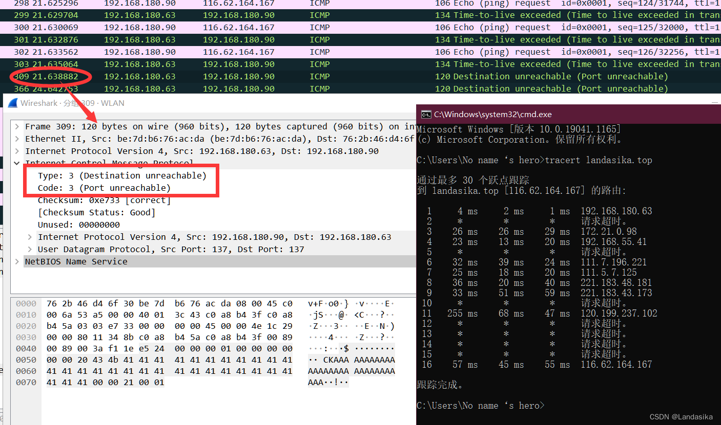 [计算机网络实验] ICMPv4协议_为什么有些类型icmpv4消息中有一个unused字节,而另一些则没有?-CSDN博客