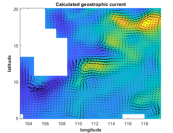 利用海面高度数据计算地转流的脚本-CSDN博客