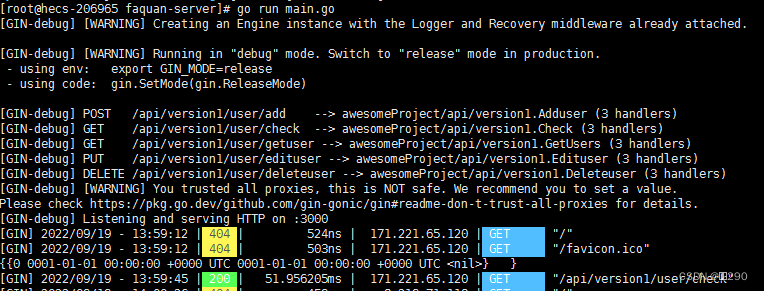 服务器部署Go Gin项目_gin 部署到服务器-CSDN博客