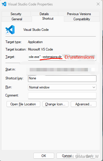 VsCode转移extensions的存放位置_vscode extensions-CSDN博客