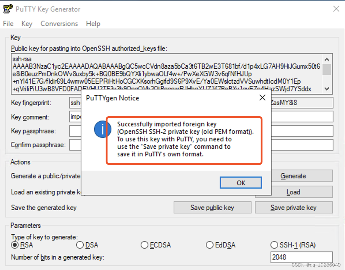 putty连接教程（pem文件）_putty pem-CSDN博客