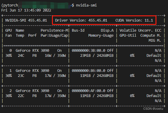 【pytorch】远程服务器搭建深度学习环境miniconda3+cuda11.1+cudnn+pytorch_miniconda wget-CSDN博客