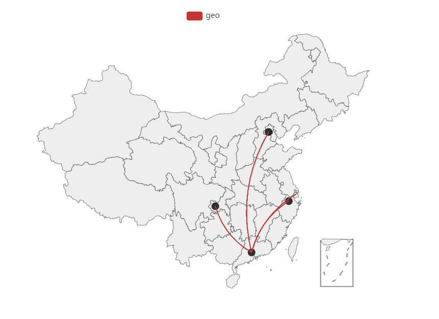 Python · Pyecharts Geo Geolines 如何关闭动态效果和缩小箭头大小python Pyecharts Geolines Csdn博客 