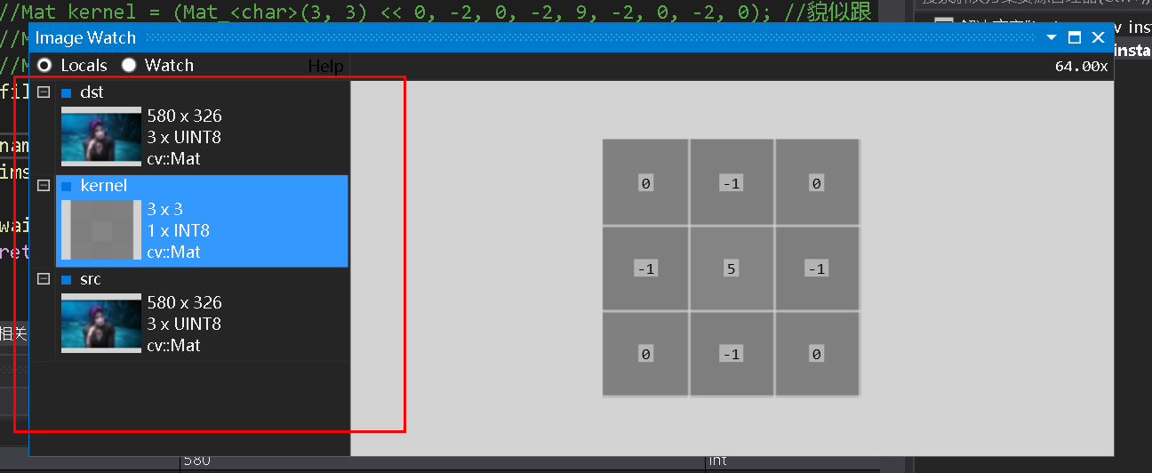 VS opencv Mat对象像素查看插件：Image Watch（ImageWatch）_vs调试中怎么查看mat中的数据-CSDN博客