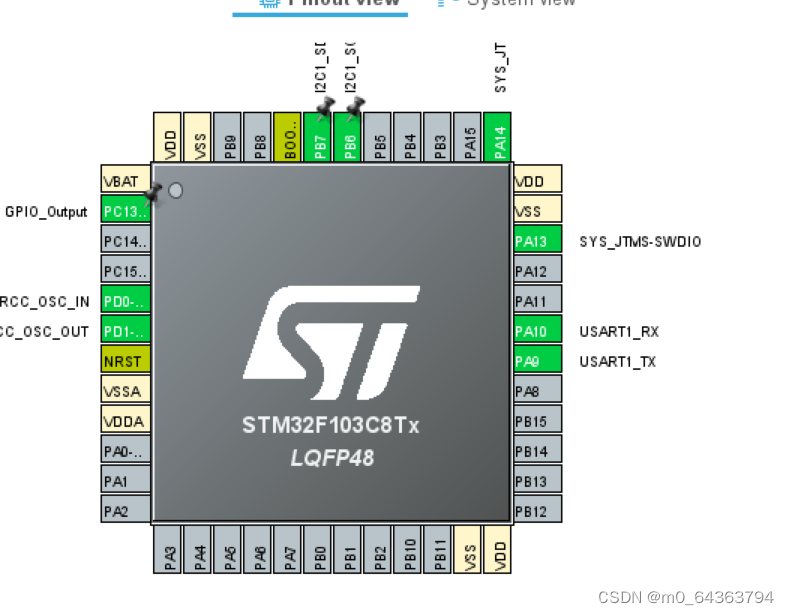 STM32F103基于I2C协议的AHT20温湿度传感器的数据采集-CSDN博客