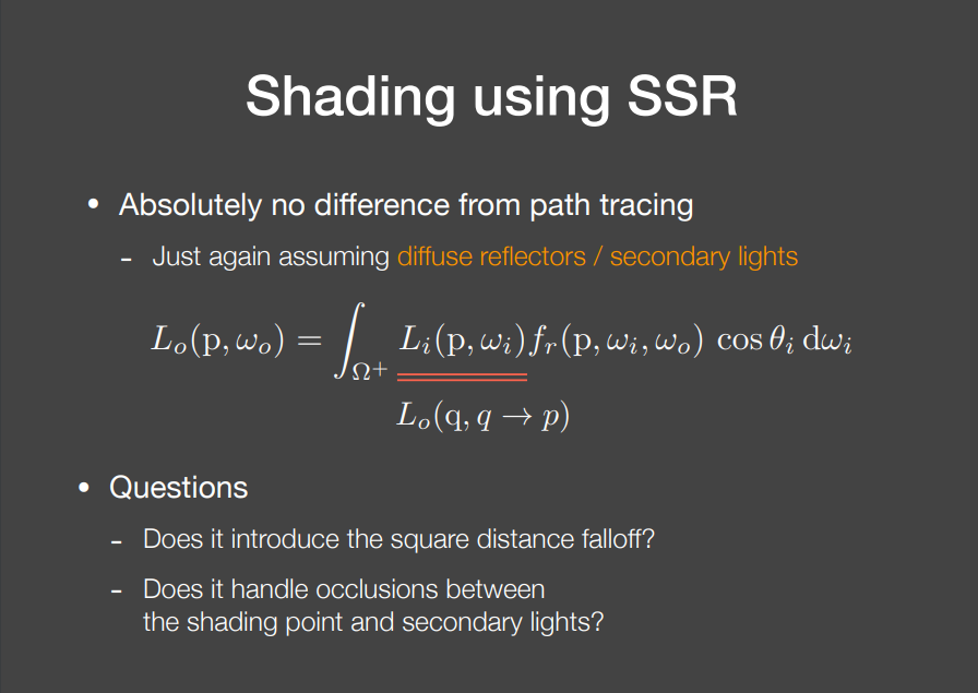 计算机图形学--全局光照（屏幕空间：SSDO，SSR）-CSDN博客