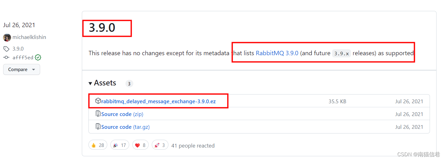 RabbitMq安装(含延迟队列插件安装)--Liunx系统_rabbitmq3.9.13版本搭配什么版本的延迟队列-CSDN博客
