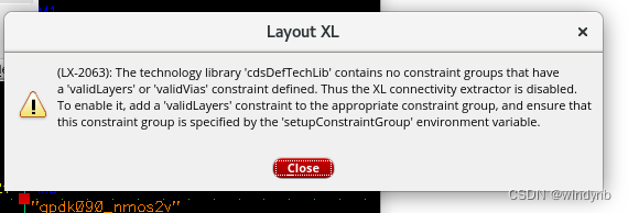 LX-2063错误_(lx-2063): the technology library 'analoglib' cont-CSDN博客