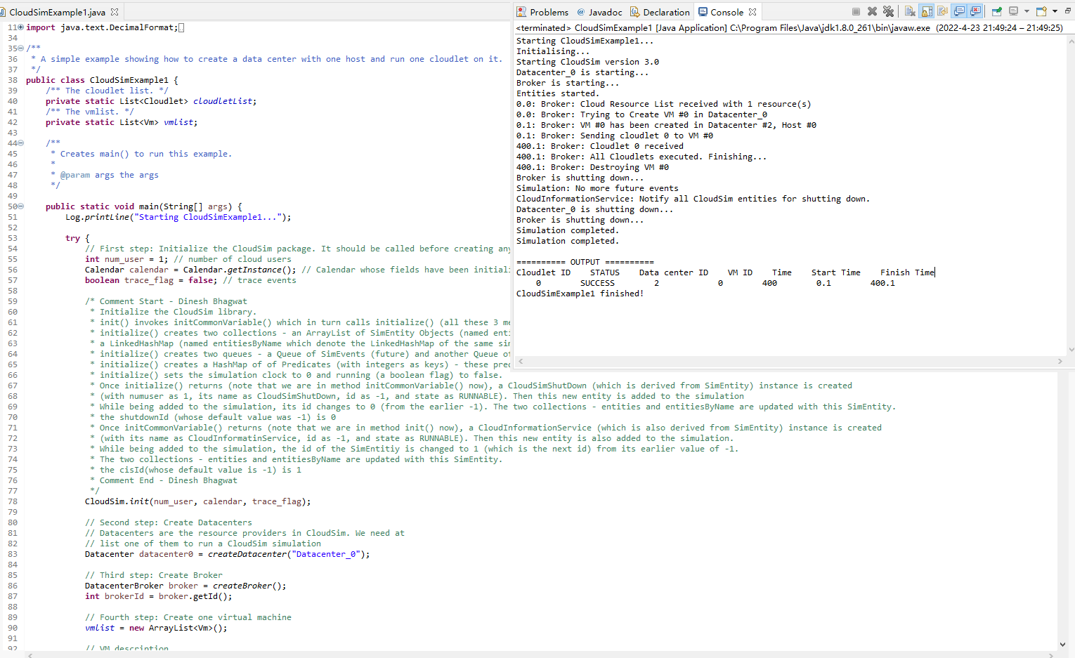 CloudSim云仿真的使用及论文阅读-CSDN博客