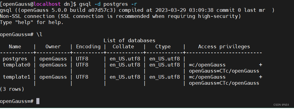 openGauss数据库安装(5.0.0企业版安装)_linux安装opengauss5.0-CSDN博客