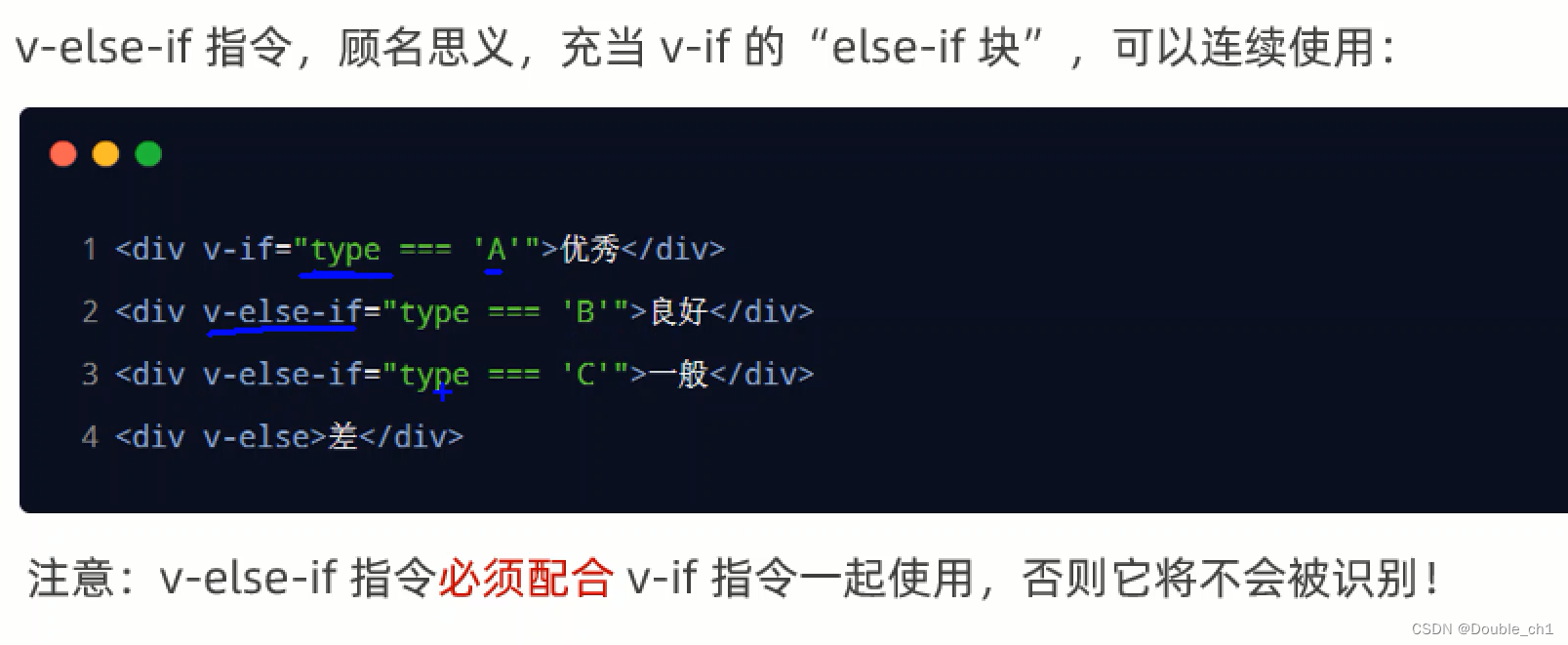 条件渲染指令条件渲染的指令 Csdn博客 