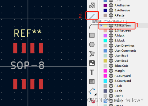 Kicad-V7.0制作封装库（手动）_kicad封装库-CSDN博客