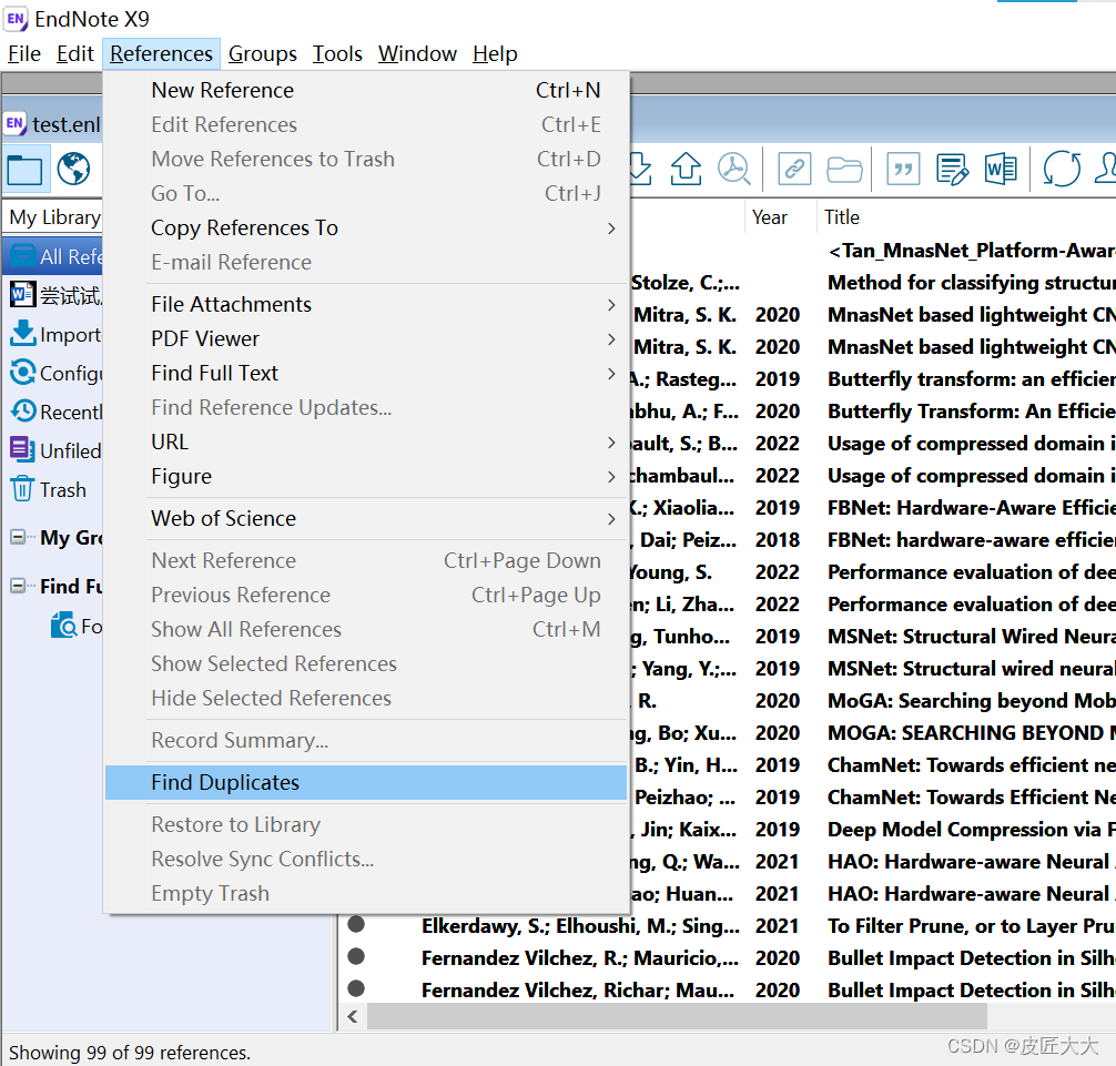endNote操作笔记-3-软件的管理功能_endnote20批量删除文献-CSDN博客
