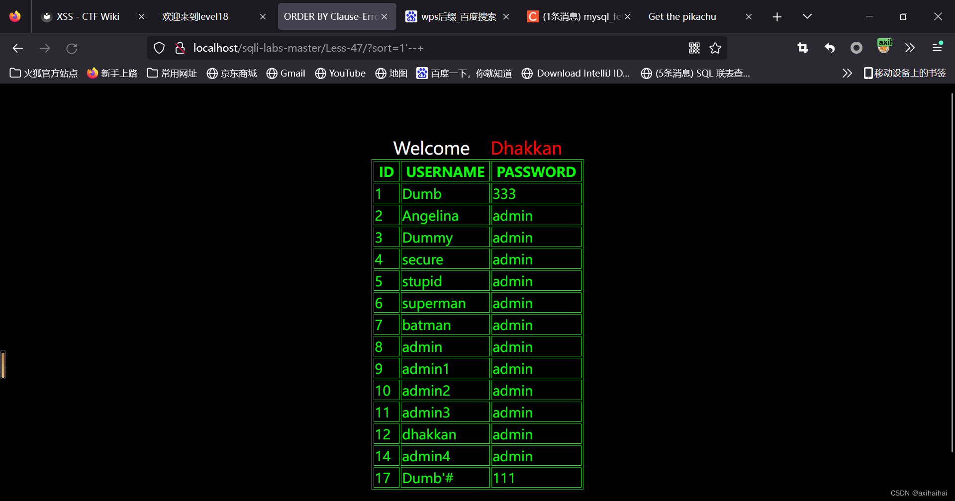 sqli-labs/Less-47_sqlilabs第47关-CSDN博客