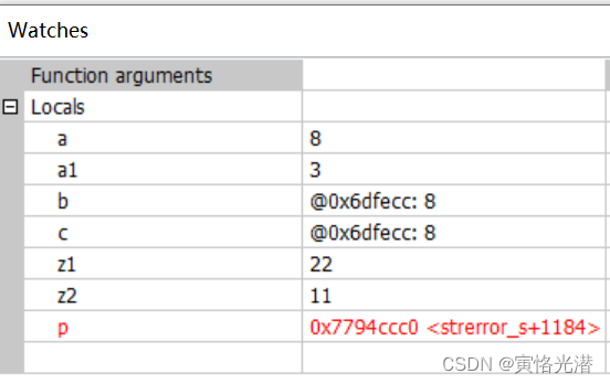 CodeBlocks监视窗口(Watchs)进行调试（引用类型与指针）_codeblock watch窗口-CSDN博客