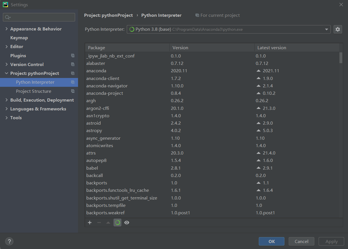 让pycharm使用anaconda的编译环境（base（root））/pycharm装包_怎么用conda的baseroot-CSDN博客