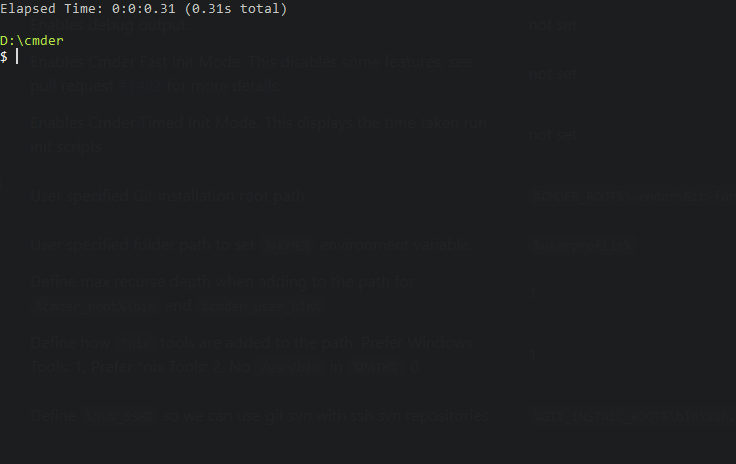 Cmder提高打开速度_cmder提升初始化时间-CSDN博客