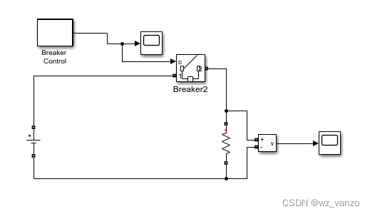 Matlab中使用Breaker模块：直流电源关断不了，给出原因_simulink breaker-CSDN博客