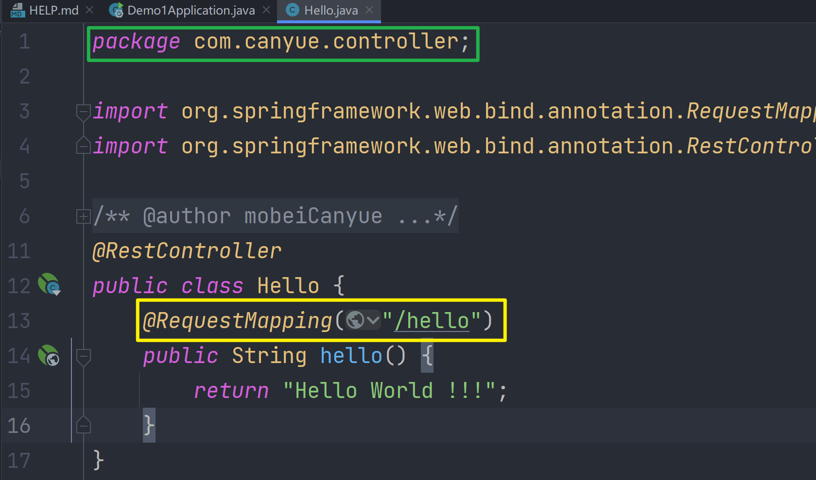 Spring boot 快速入门 HelloWorld 案例_springboot入门helloworld案例-CSDN博客