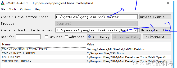 在Windows10平台使用VS2019搭建OpenGL ES开发环境_opengl es window安装-CSDN博客