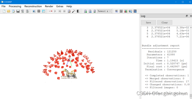 COLMAP简介及通过2D序列图像进行3D重建操作流程-CSDN博客