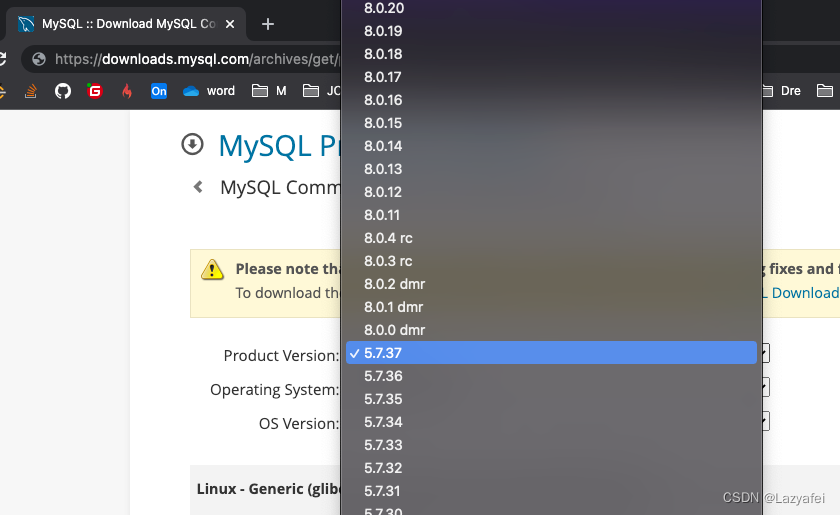 MySQL5.7.37二进制包简单安装(2022-01-18发行版)_mysql二进制包下载-CSDN博客