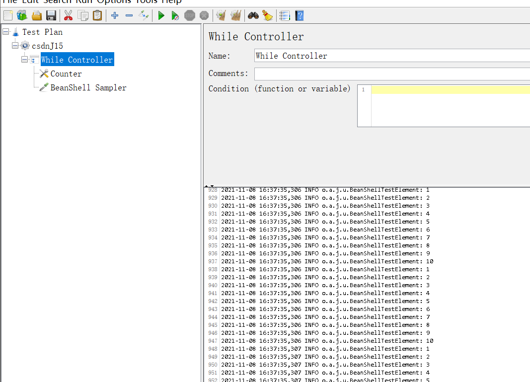 Jmeter书中不会教你的（15）——while逻辑控制器和javascript函数jmeterbeanshell后置处理器达到某种条件终止while循环 Csdn博客