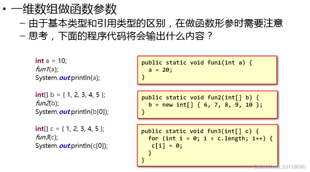 Java——一维数组java一维数组 Csdn博客