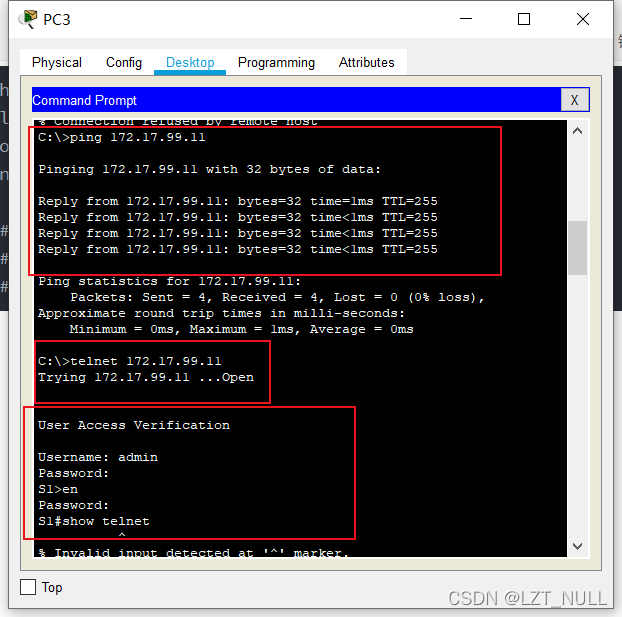 Packet Tracer配置ssh、telnet Cisco Packet Tracer Ssh Telnet 配置 Csdn博客