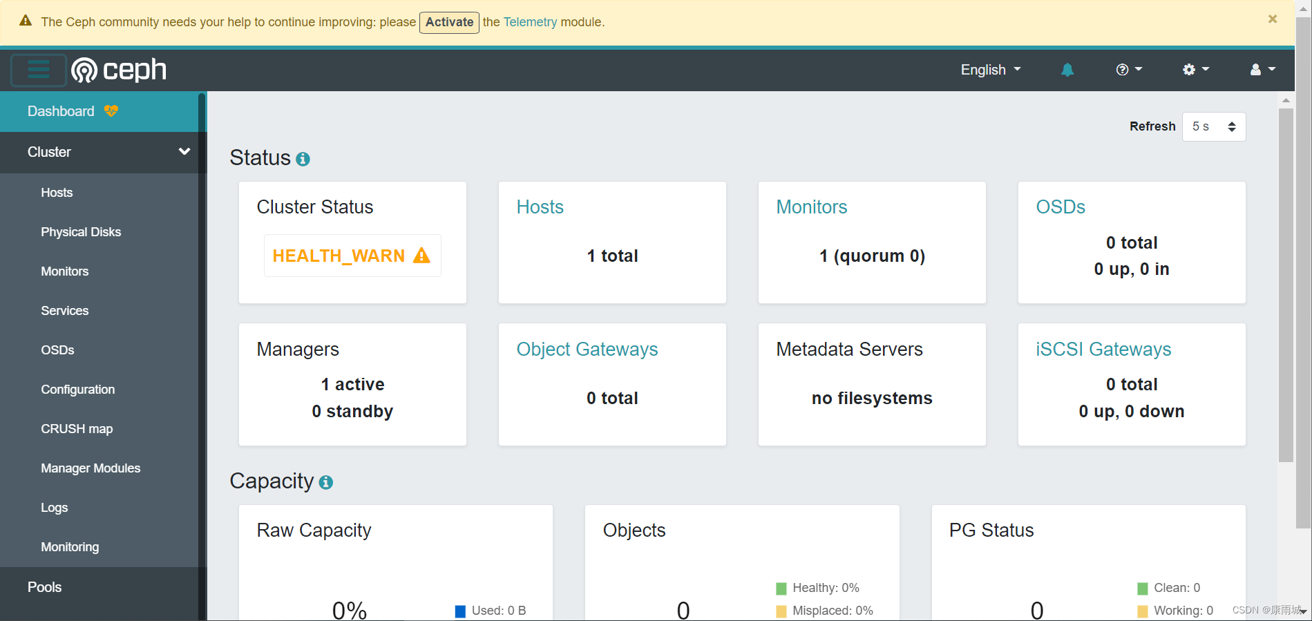 centos8部署一个单点ceph_centos stream ceph单节点-CSDN博客