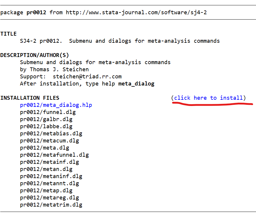 stata中安装meta分析模块-CSDN博客