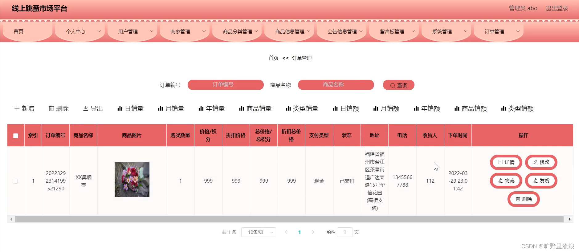 springboot毕设项目线上跳蚤市场平台iy7e7（java+VUE+Mybatis+Maven+Mysql）-CSDN博客