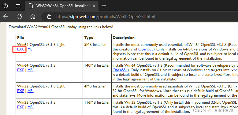 window安装OpenSSL 生成https证书_openssl-win64-CSDN博客