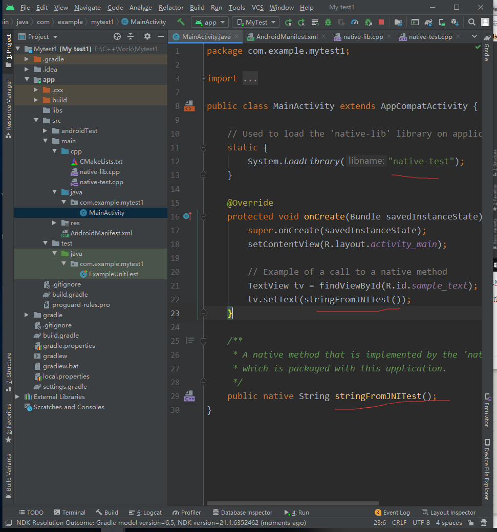 在Android Studio中调用C++程序_android studio c++_Kazinshy的博客-CSDN博客
