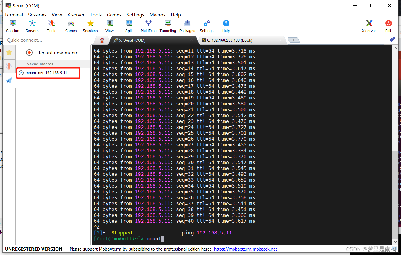 嵌入式Linux学习笔记2_ubuntu里的nfs目录挂载到开发板并运行程序_使用nfs将本地目录挂载到开发板设备中-CSDN博客