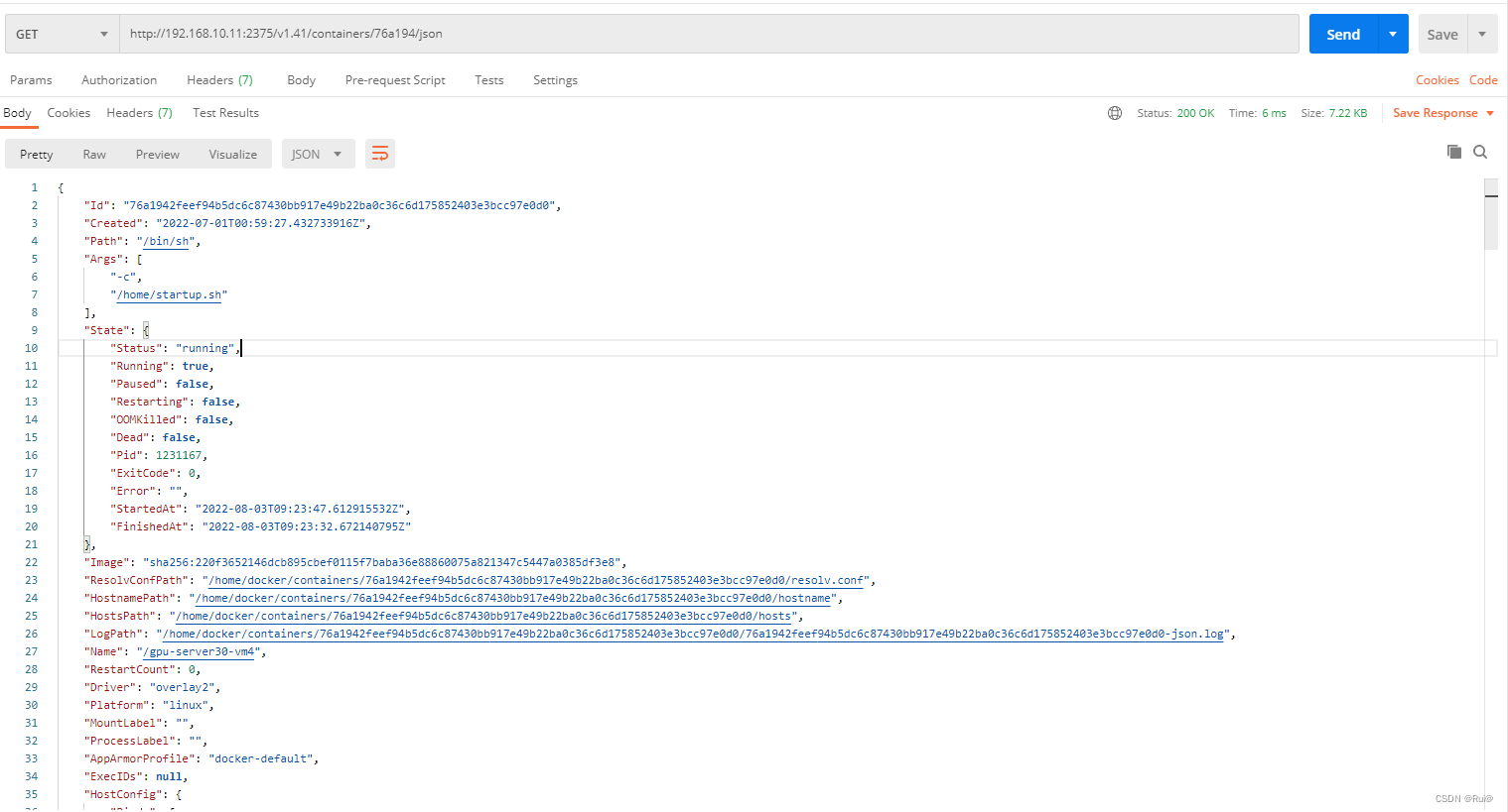 RestTemplate发送docker服务的restful请求，并反序列化成对象，@JsonProperty注解_resttemplate @jsonproperty-CSDN博客
