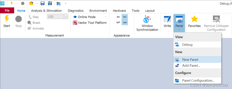 CANoe: Panel的上位机控制方法_canoe上位机-CSDN博客