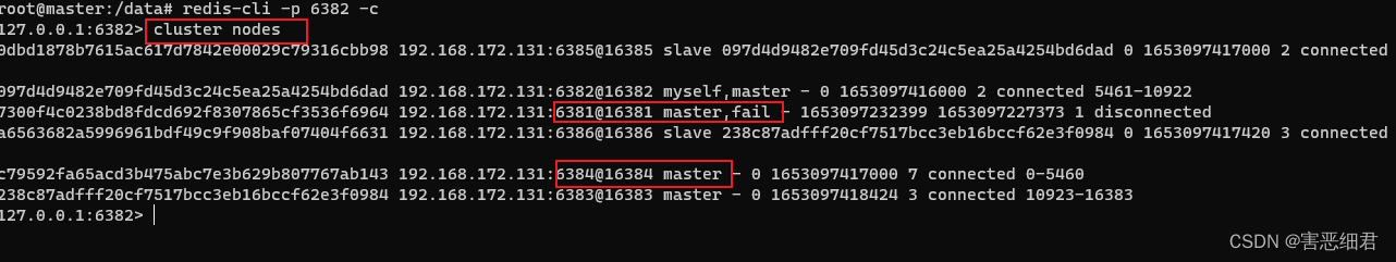 Docker安装redis集群 分布式存储案例 Csdn博客